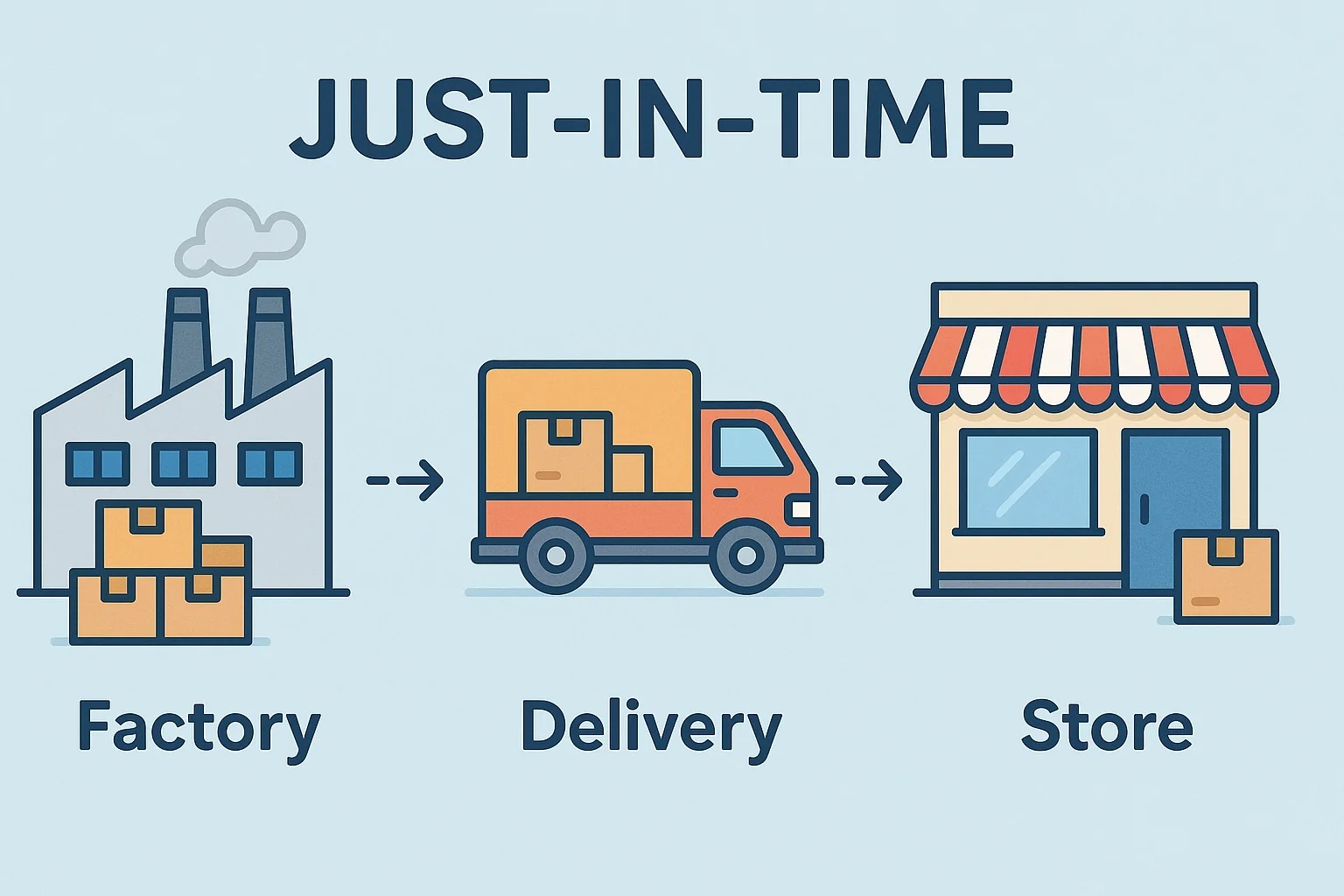 Just in time là gì? Nguyên tắc quan trọng của sản xuất JIT - Andon Adsun