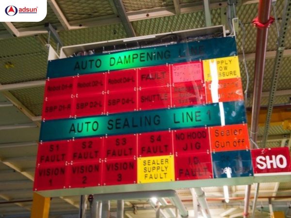 Andon Board là gì? Cách thiết kế bảng Andon hiệu quả - Andon Adsun