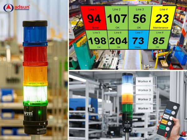 5 lợi ích nổi bật của hệ thống Andon trong nhà máy sản xuất - Andon Adsun
